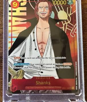 One Piece: Shanks (ENGLISH) - SECRET RARE ALTERNATE ART - SINGLE ...